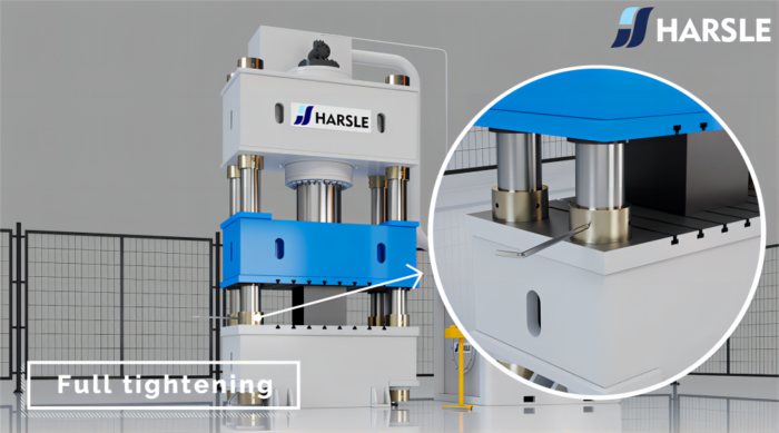 How to Adjust Slider Leveling on a Hydraulic Press? | HARSLE