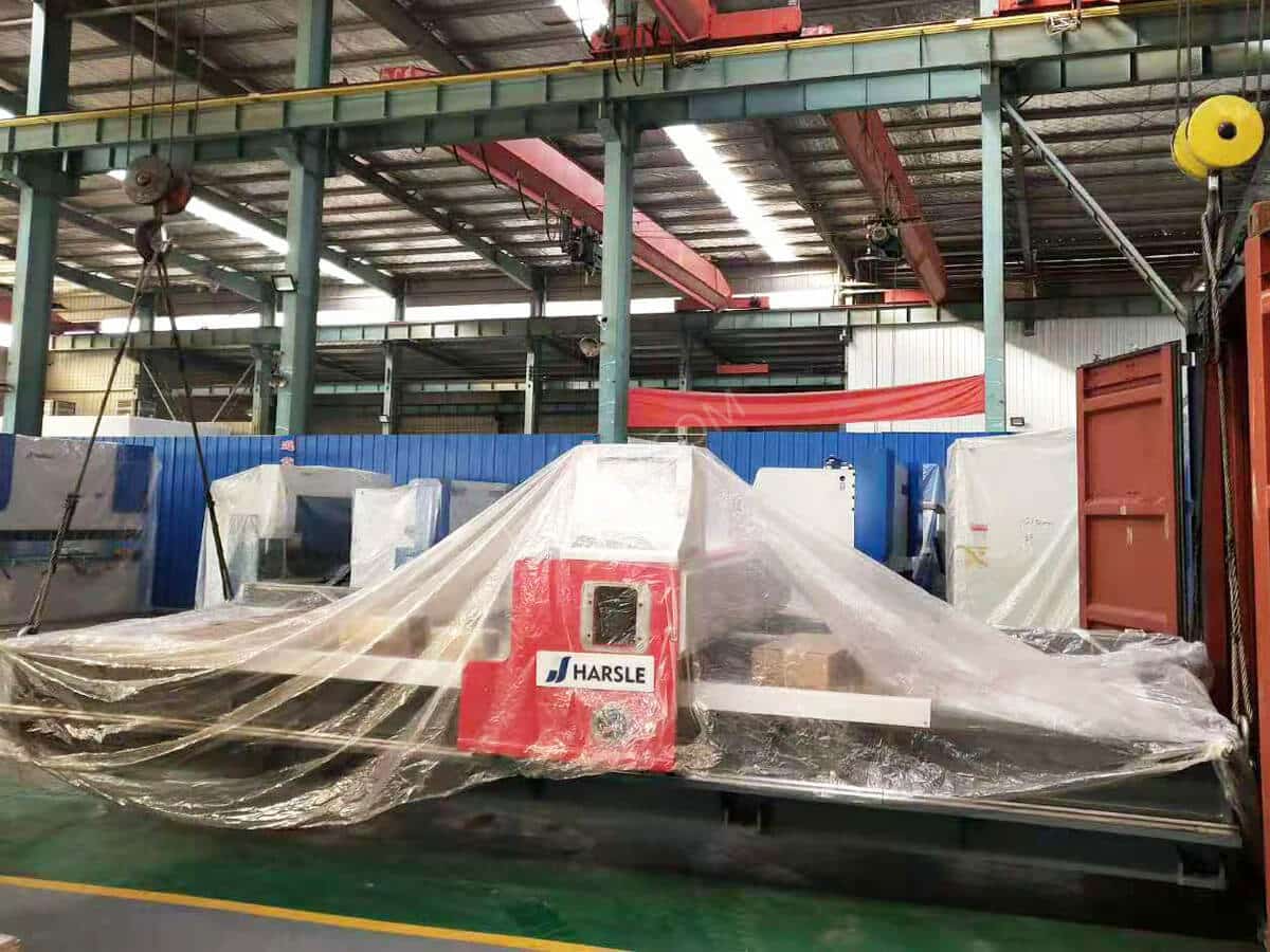Saudi Arabia-HSKC-4015 CNC V-Grooving Machine | HARSLE