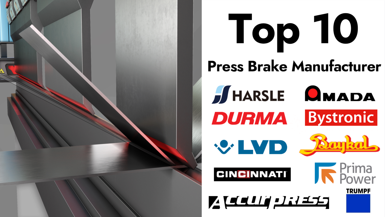 Top 10 Press Brake Manufacturers in the World | HARSLE