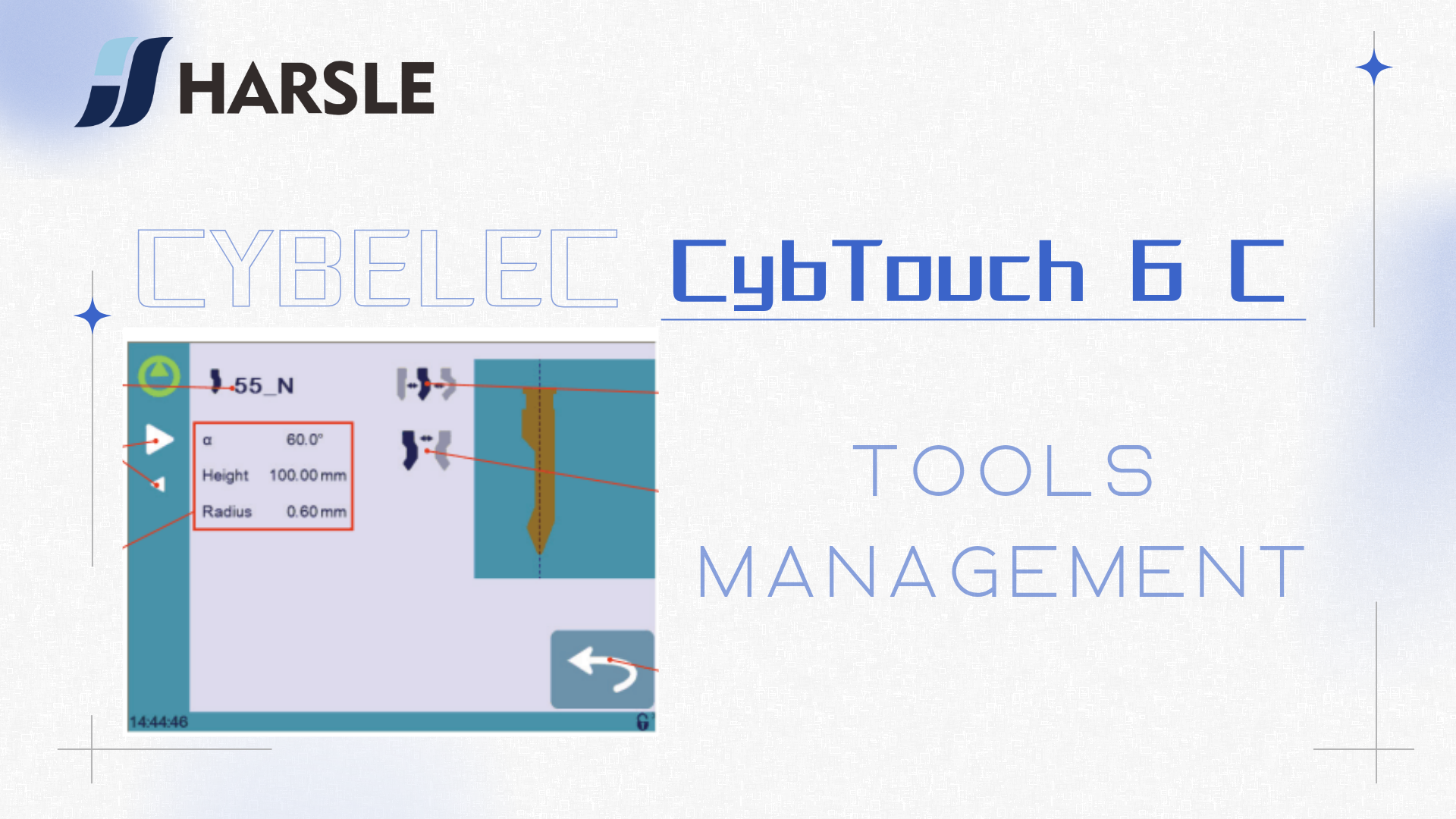 ¿Cómo ayuda la gestión de herramientas Cybelec CybTouch 6 C? | HARSLE