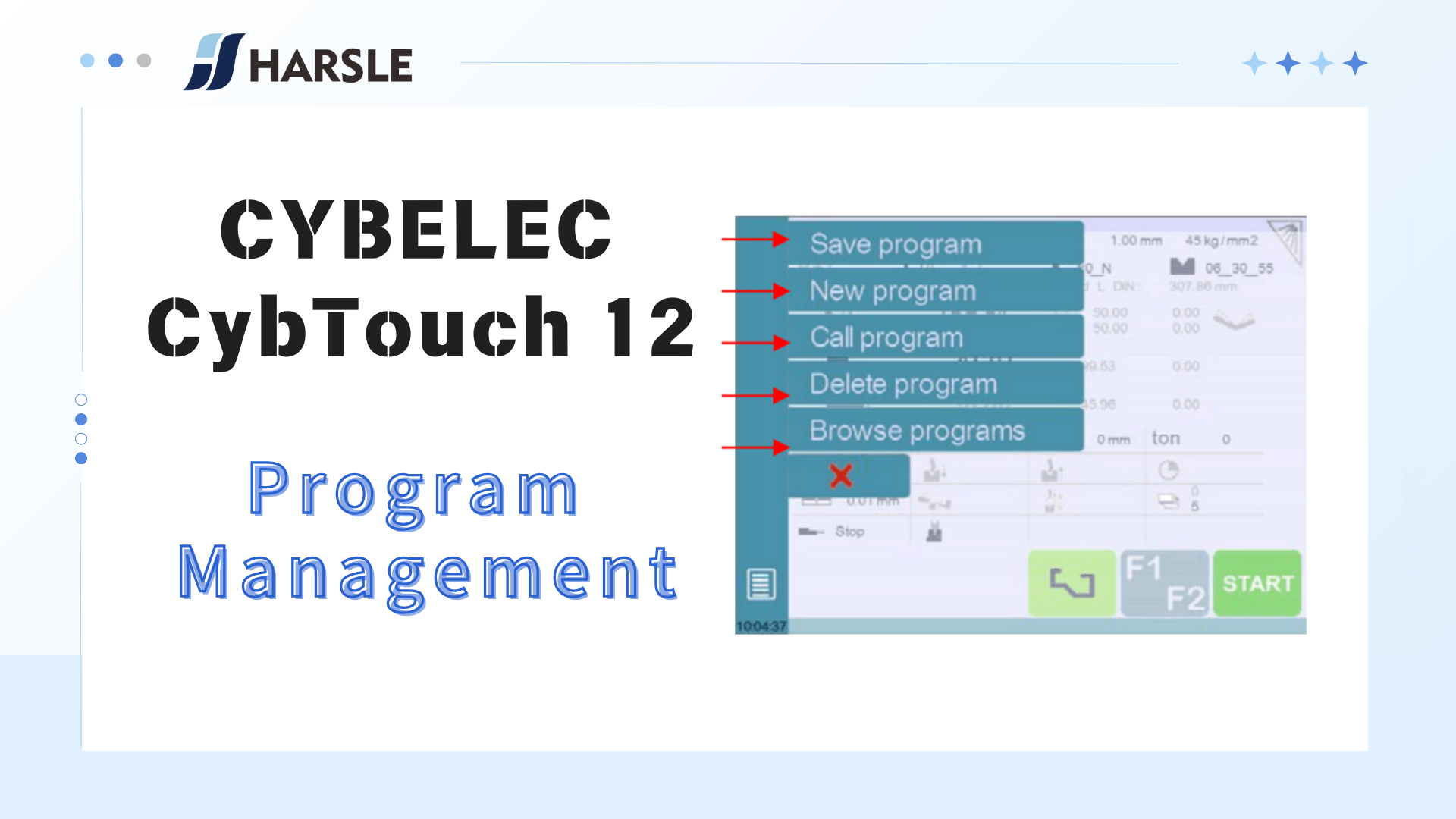 ¿Cuáles son los consejos para la gestión del programa CybTouch 12 de ...