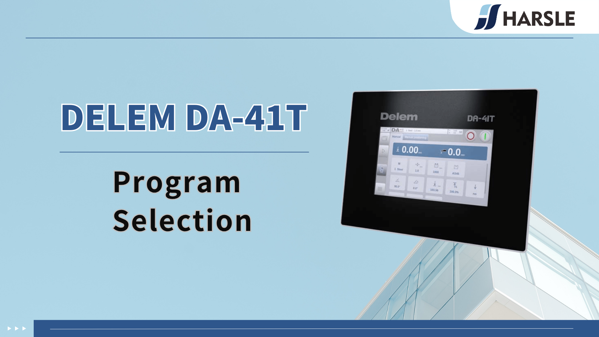 ¿Cómo usar el modo de selección de programa del DELEM DA-41T? | HARSLE