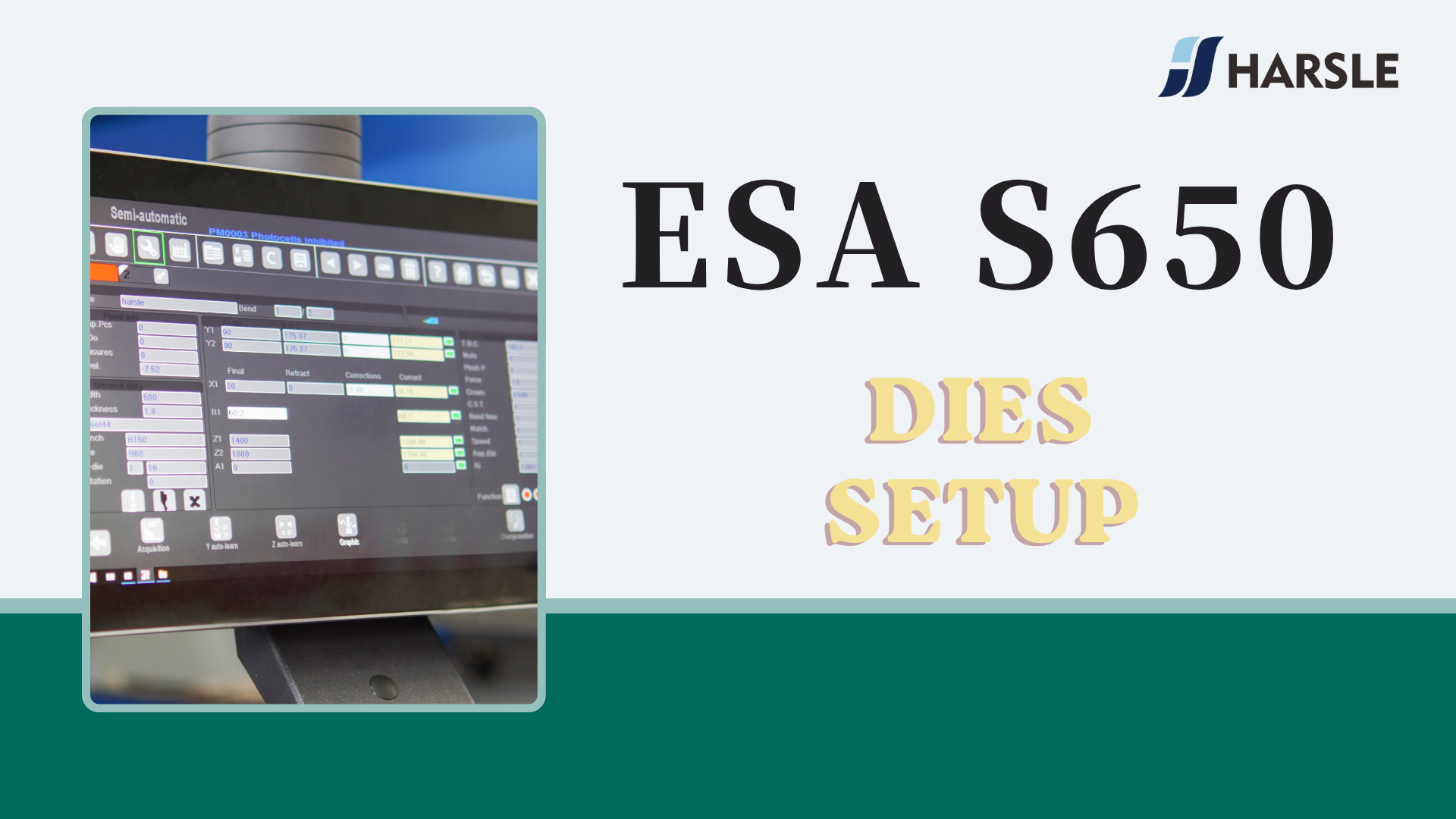 How to Enter ESA S650 Numeric Program? | HARSLE